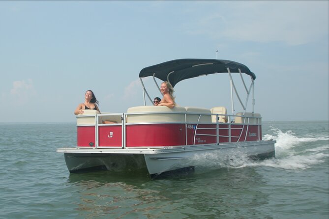 2-Hour Sunset Pontoon Boat Rental in Chincoteague Island, VA