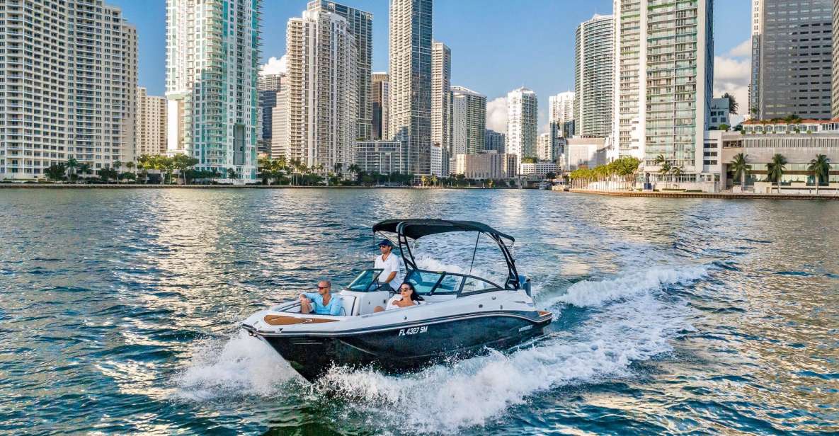 27 Feet Monterey Breathtaking Miami Skyline Boat Tour - What to Expect on the Tour