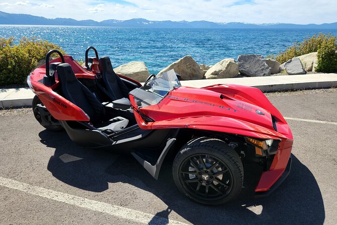 4 Hour Red Polaris Slingshot Rental around Lake Tahoe - The Experience from the Perspective of Past Renters