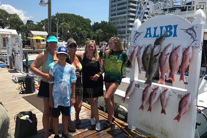6 Hour Family Fun Fishing Charter on a 42 Sportfish ,Alibi - Key Points