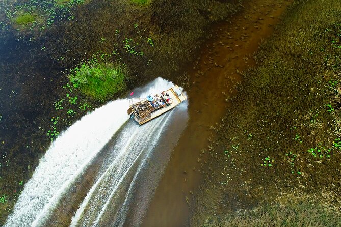 60 min. Everglades Airboat ride & pick-up ,small group +pro guide - Key Points