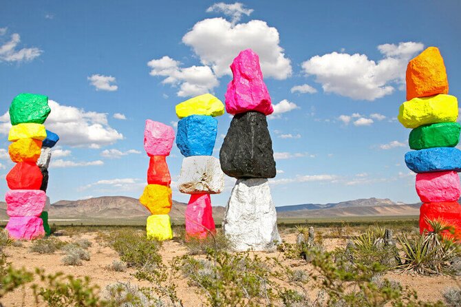 7 Magic Mountains Tour and Las Vegas sign on a Slingshot - The Sum Up