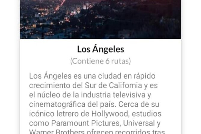APP Self-Guided Route Los Angeles with Audioguide - Authentic Insights from Reviewers