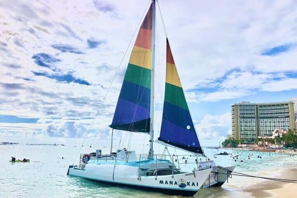 Board from Waikiki Beach: Friday Night Fireworks sail