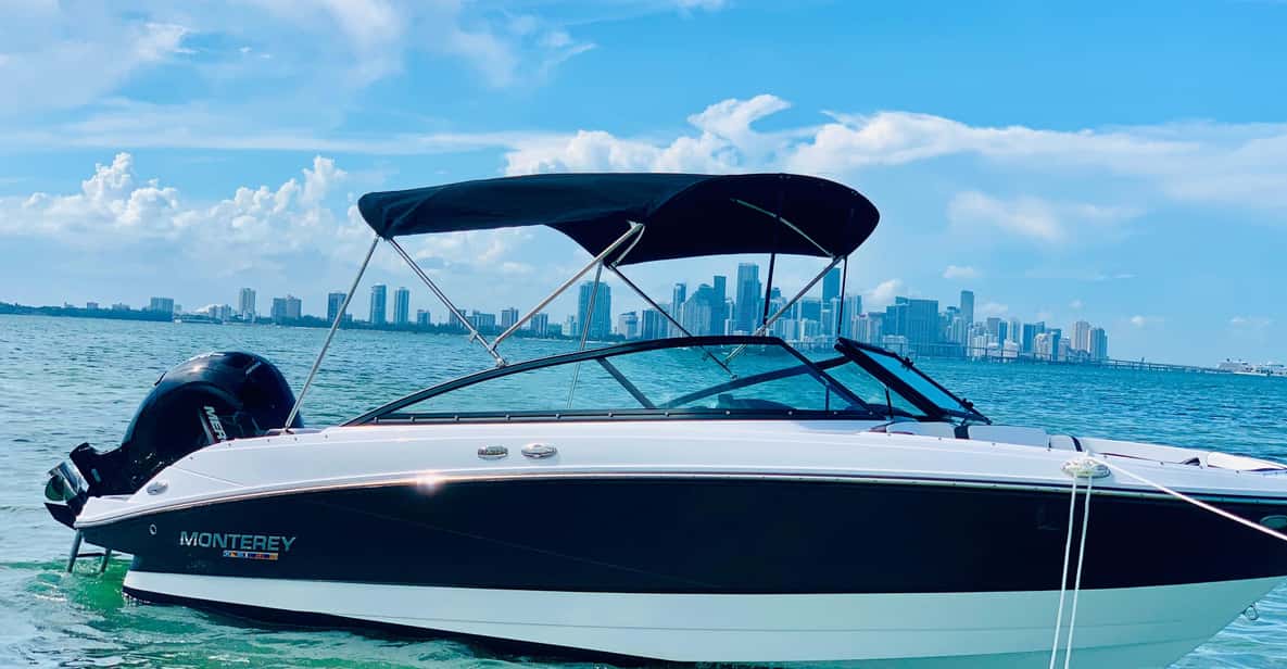 Boat Rental with Captain in Miami Beach - up to 6 people - The Itinerary Breakdown