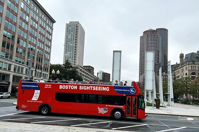 Boston Sightseeing Single Ride Pass With Double Decker Tour Bus - Transportation and Group Size