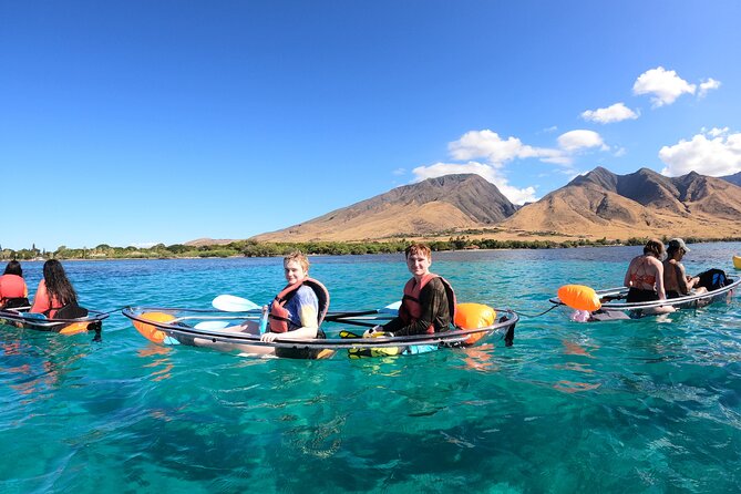 Clear Bottom Kayak and Snorkel Tour at Turtle Town, Makena