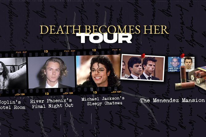 Death Becomes Her Funeral Limo Tour of Los Angeles - Key Points  