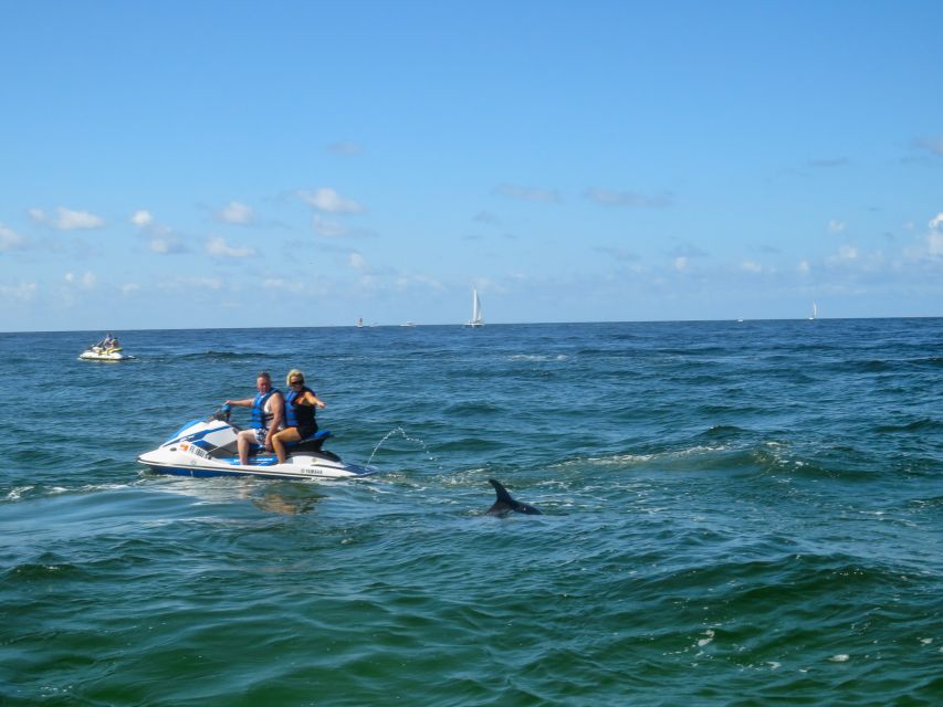 Destin: Crab Island Dolphin Watching Jet Ski Tour