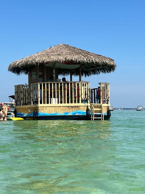 Destin: Crab Island Tiki Sandbar : Tailfins Tikis - Why Choose the Crab Island Tiki Sandbar Tour?