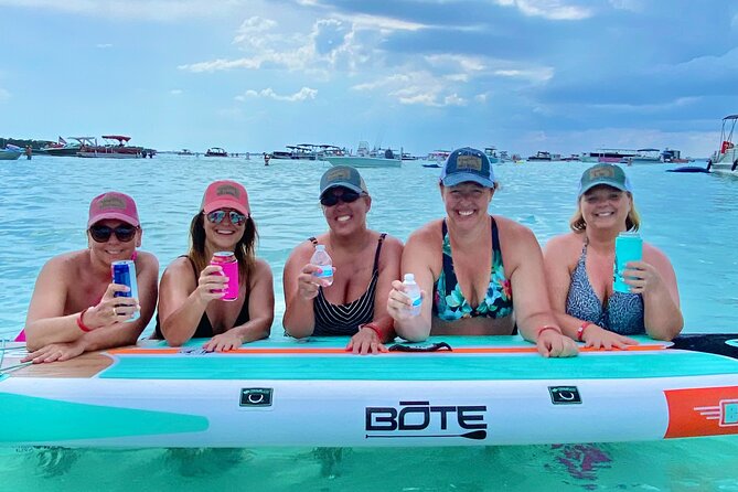 Destin- Private Chartered Slide Pontoon Boat-Up to 6 Guests - The Experience at a Glance