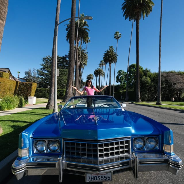 Discover LA in a 1973 Cadillac Eldorado convertible - Exploring the LA in a Classic Cadillac
