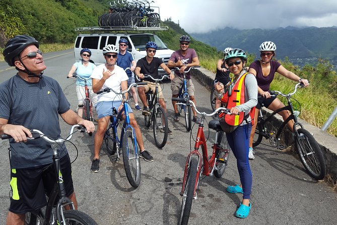 Downhill Bike and Ko'olau Waterfall Hike Tour