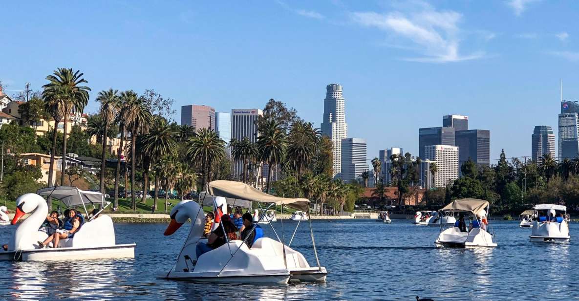 Echo Park Lake: Swan Pedal Boat Rental - Additional Practical Information
