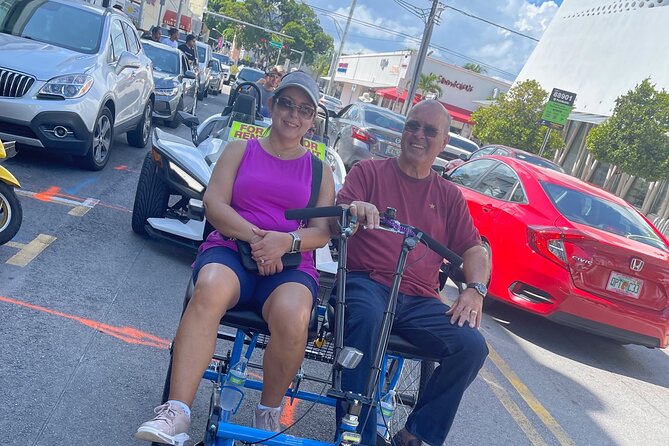 Electric Side By Side Bike Rentals - Exploring Miami South Beach on an Electric Side-by-Side Trike