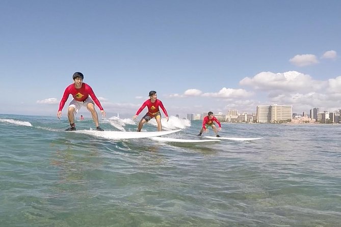 Exclusive Group Surfing Lesson with Waikiki Courtesy Shuttle - Key Points