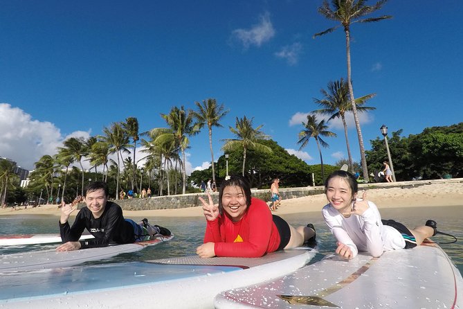 Exclusive Group Surfing Lesson with Waikiki Courtesy Shuttle - The Value of All-Inclusive Convenience and Equipment