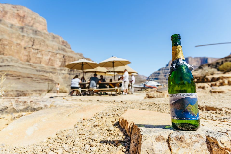 From Las Vegas: Grand Canyon Helicopter Tour with Champagne