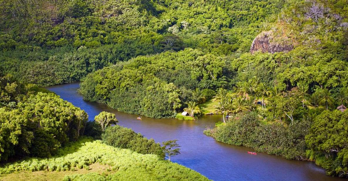 From Oahu: Kauai Waimea Canyon & Wailua River Tour - Scenic Stops: Opaekaa Falls and Sacred Sites