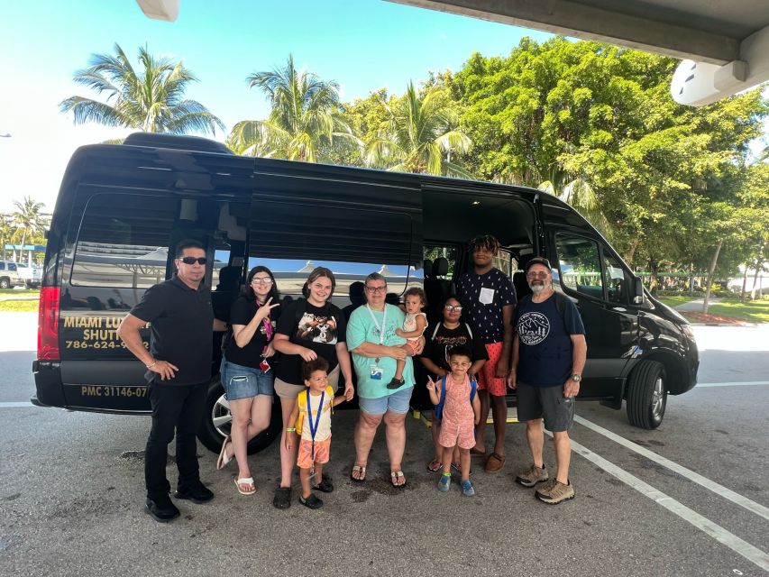 Ft. Lauderdale Airport Shuttle to Miami Port/Hotel Van14pax - Key Points