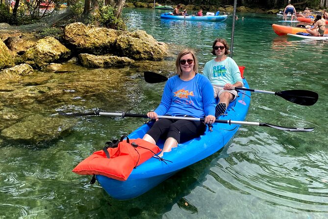 Full Day Tandem Kayak Rental For Two People In Crystal River, Florida