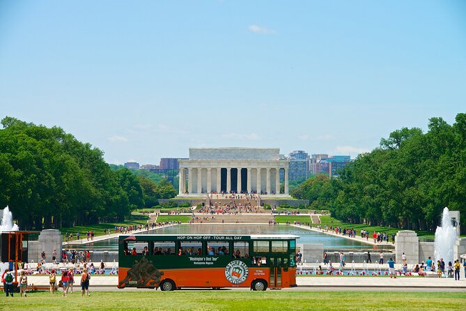 Hop-On Hop-Off 21 Stop Trolley Tour + Arlington Cemetery - FAQs