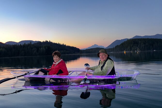 Illuminated Glass Kayak Sunset Tour//Whitefish, MT