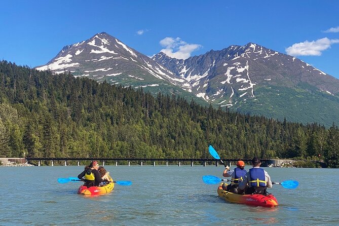 Kayak and Hike to Deep Blue, Glacially Carved Grant Lake, Alaska