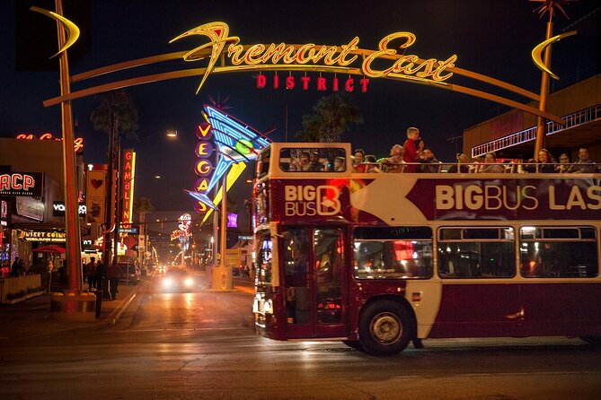 Las Vegas: After Dark Night Tour by Open-top Bus with Free Drink - What to Expect from the Las Vegas After Dark Tour