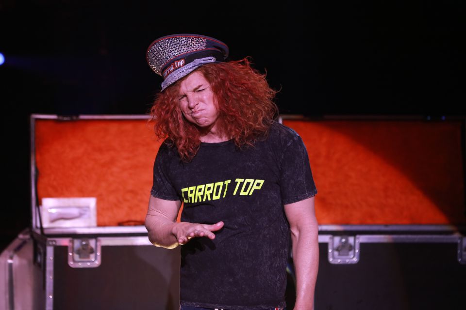 Las Vegas: Carrot Top at Luxor Hotel & Casino - Key Points