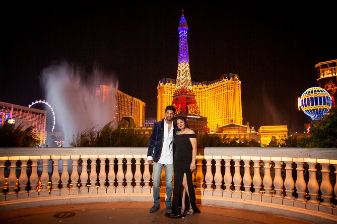 Las Vegas Fountains Photo Shoot - Key Points