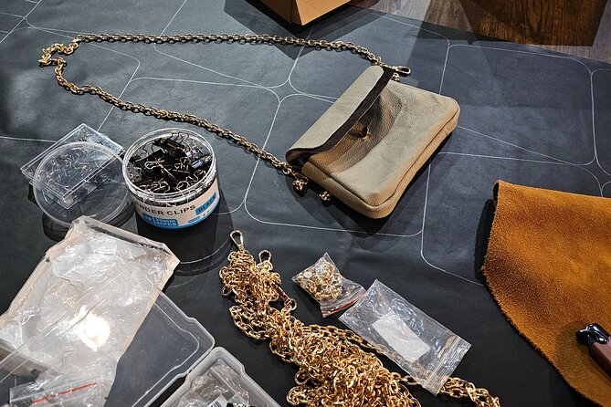 Leather Handbag Sip and Stitch at Rob Hall Design Studios - Practical Details and Logistics