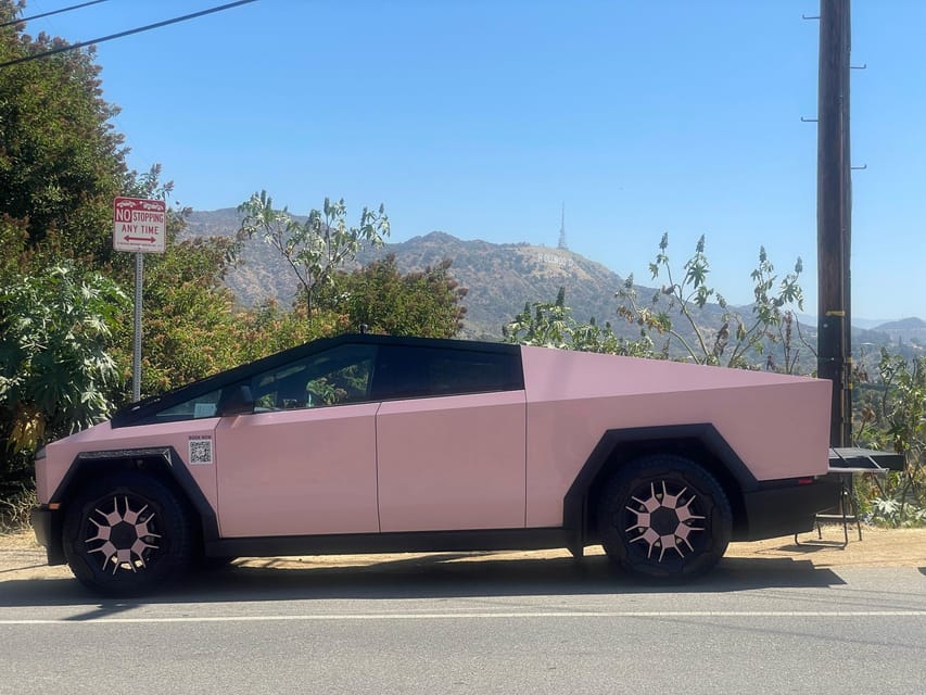 Los Angeles: 30-Minute Hollywood Sign Tesla Cyber Truck Tour - The Sum Up