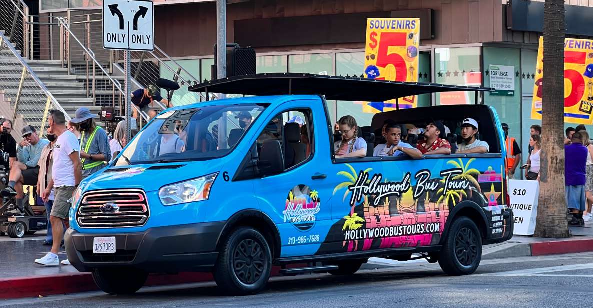 Los Angeles: Celebrity Homes and Hollywood Open-Air Bus Tour - Exploring the Tour Itinerary in Detail