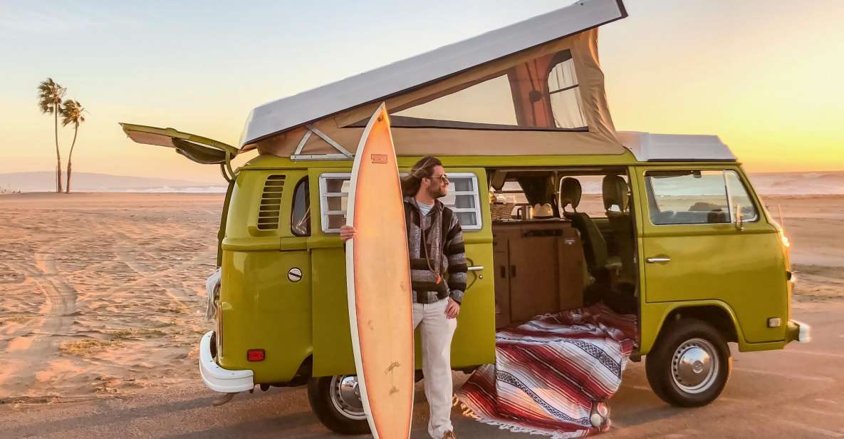 Malibu Beach: Surf Tour in a Vintage VW Van - Lunch and Relaxation — Savoring the California Spirit