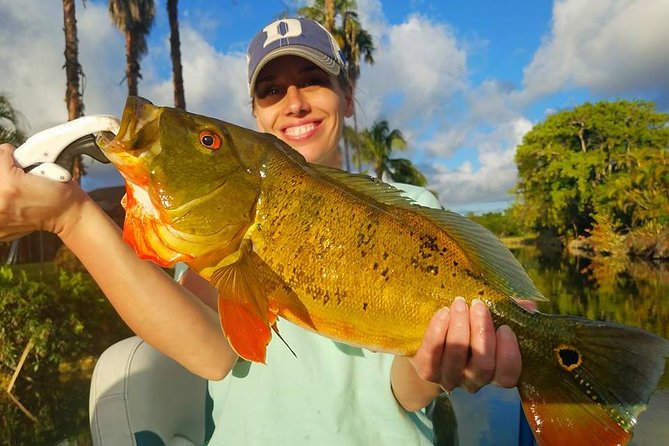 Miami Airport Lakes Peacock Bass Fishing Trip (1 to 4 ppl) - Frequently Asked Questions