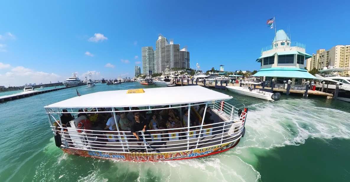 Miami-Beach & Miami Skyline Hop-On & Hop Off Boat Cruise - A Deep Dive into the Miami Skyline & Biscayne Bay Cruise