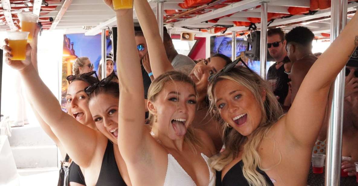Miami: Boat Party with Live DJ, Unlimited Drinks, and Food - Key Points