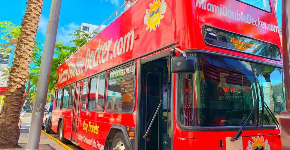 Miami: Double-Decker Bus Tour with Optional Boat Cruise - A Look at the Tour Experience