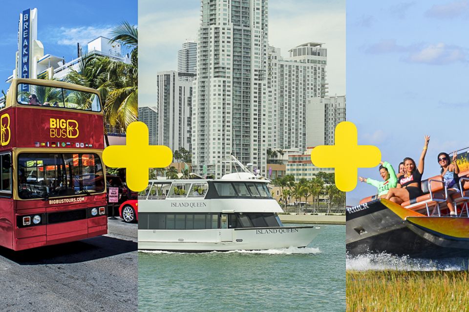 Miami: Everglades Experience, Bay Cruise & Open-top Bus Tour - Authentic Insights from Reviewers