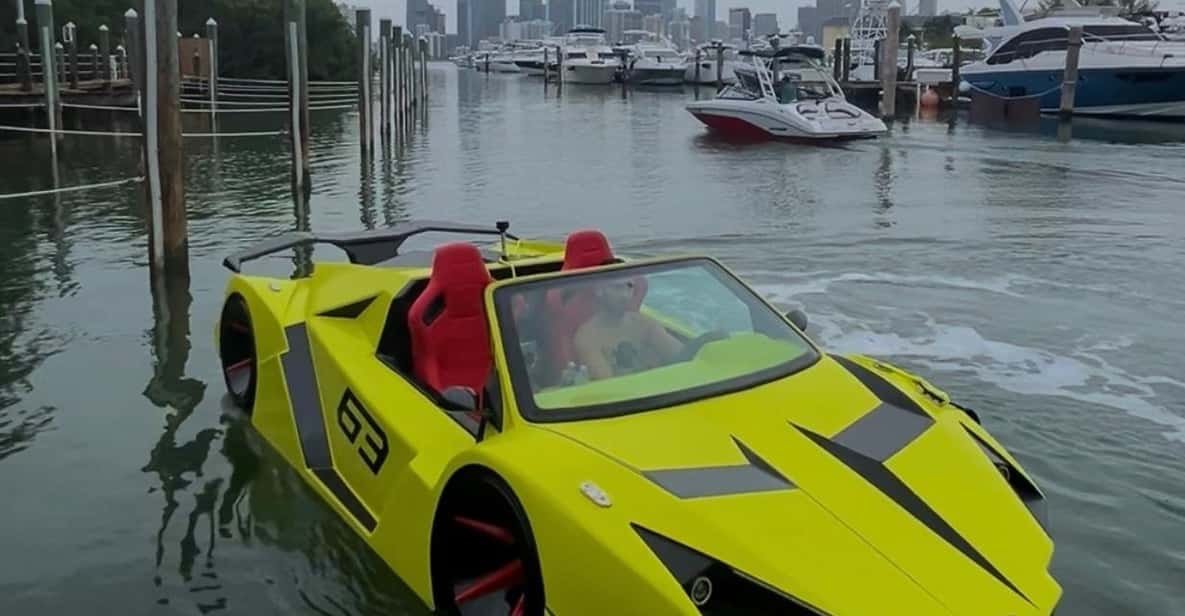 Miami: Jetcar experience, hourly jetcar rental - Key Points
