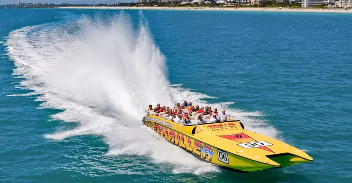 Miami: Sightseeing Speedboat Tour - The Itinerary: What to Expect on the Water