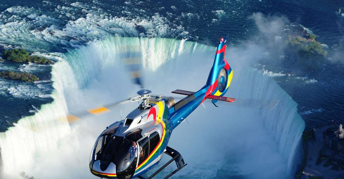 Niagara Falls USA: Boat Tour & Helicopter Ride with Transfer
