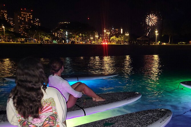 Night SUP Yoga and Fireworks at Magic Island - An Overview of the Experience