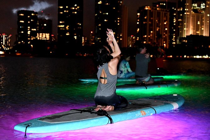 Night SUP Yoga in Honolulu, Hawaii - The Sum Up