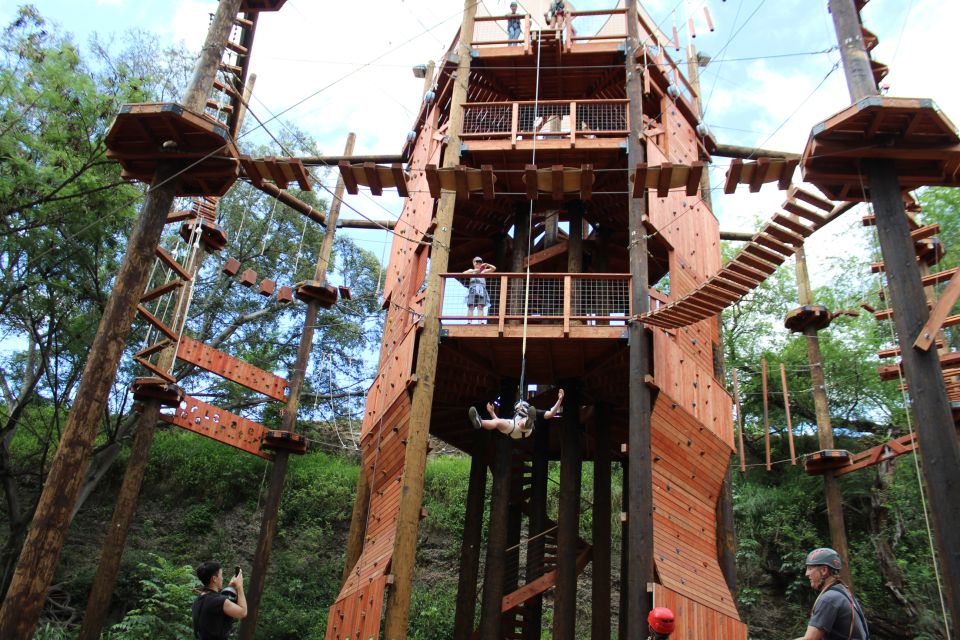 Oahu: Aerial Adventure, Climbing, & Freefall Experience - Authentic Insights from Previous Participants