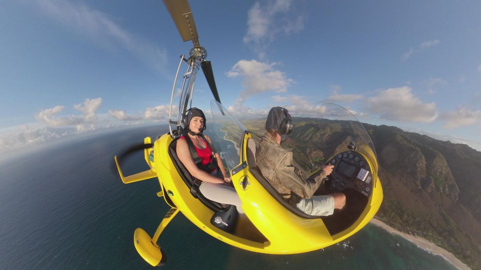 Oahu: Gyroplane Flight over North Shore of Oahu Hawaii - The Itinerary Breakdown
