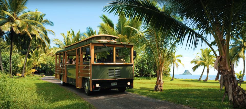 Oahu: Kualoa Farm and Secret Island Tour by Trolley - The trolley ride: a comfortable way to explore