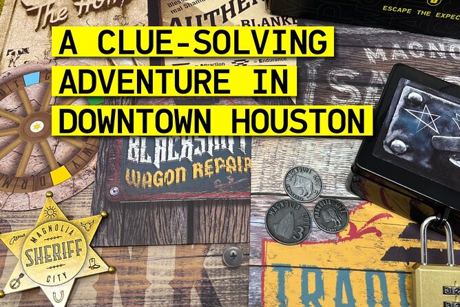 Outdoor Escape Room in Houston - Downtown - Key Points