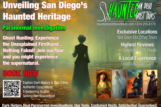 Paranormal Investigation History & Ghost Tour Old Town San Diego - A Closer Look at the Itinerary and Experience